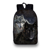 Black Wolf Backpack | Wolf Stuff