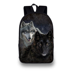 Black Wolf Backpack | Wolf Stuff