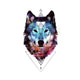 Colored wolf tattoo - Calaverastattoos.com