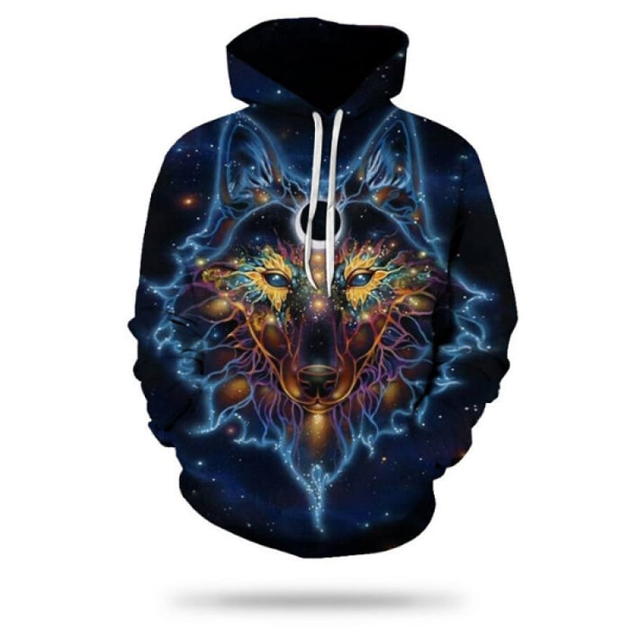 Galaxy Wolf Hoodie | Wolf Stuff