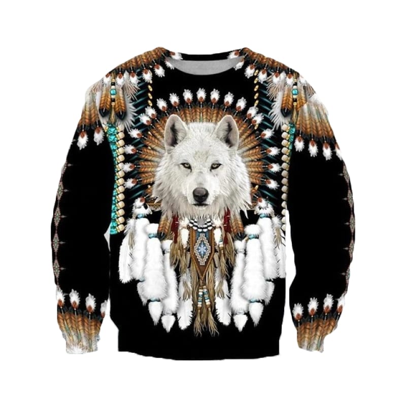 Native American Sweatshirt | Wolf Stuff