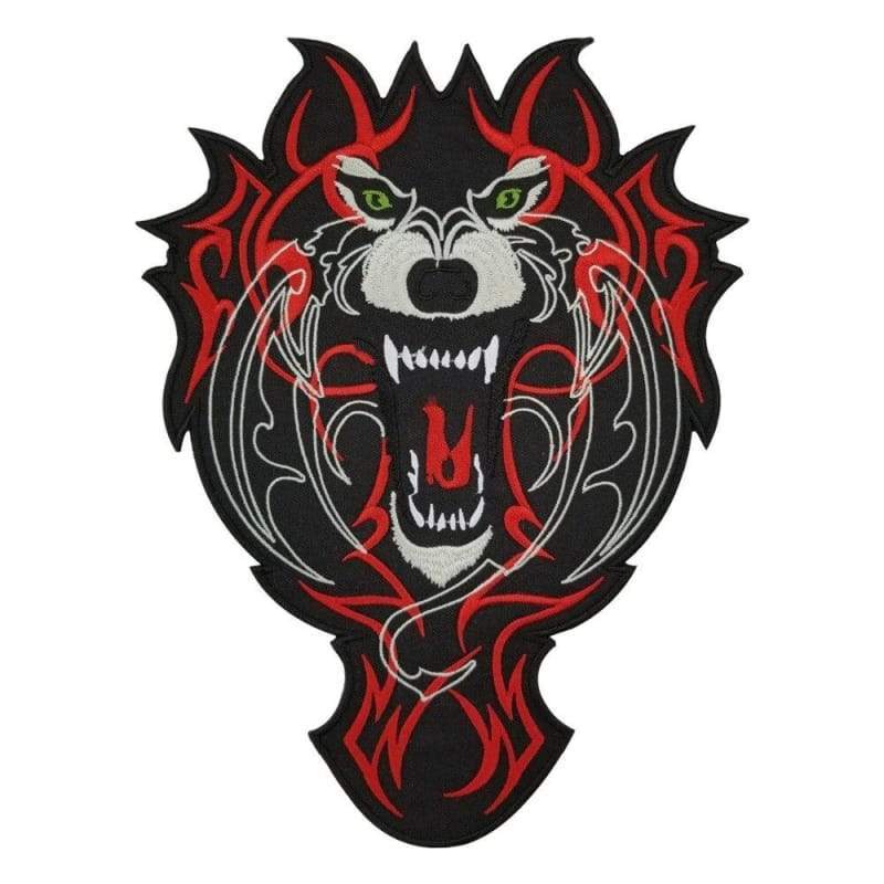 Red wolf patch | Wolf Stuff