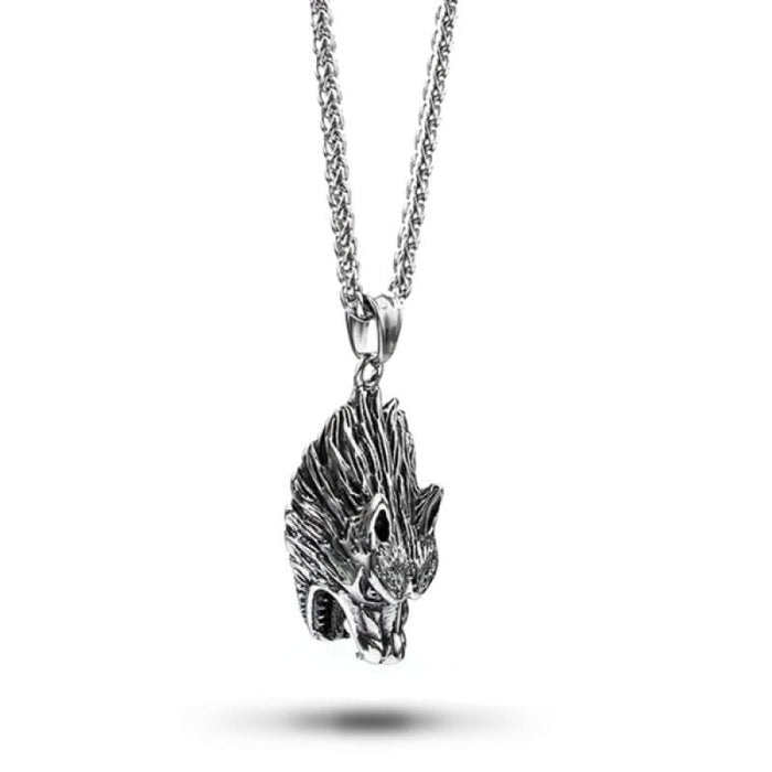 Silver Wolf Pendant Necklace | Wolf Stuff