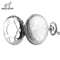 Silver Wolf Pocket Watch | Wolf Stuff