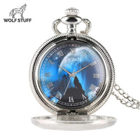Silver Wolf Pocket Watch | Wolf Stuff
