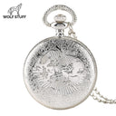 Silver Wolf Pocket Watch | Wolf Stuff