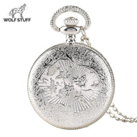 Silver Wolf Pocket Watch | Wolf Stuff