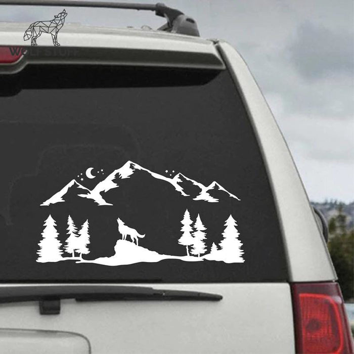 Wolf car window decals | Wolf Stuff