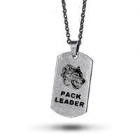 Wolf Dog Tag Necklace | Wolf Stuff