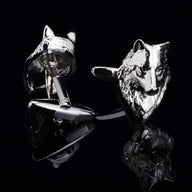 Wolf head cufflinks | Wolf Stuff