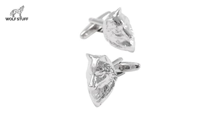 Wolf head cufflinks | Wolf Stuff