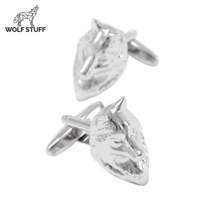 Wolf head cufflinks | Wolf Stuff