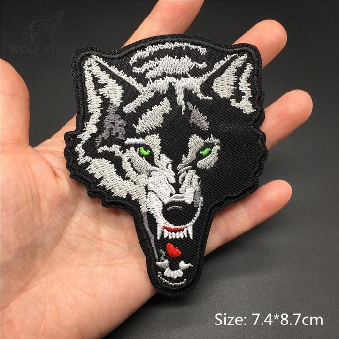 Wolf head patch | Wolf Stuff