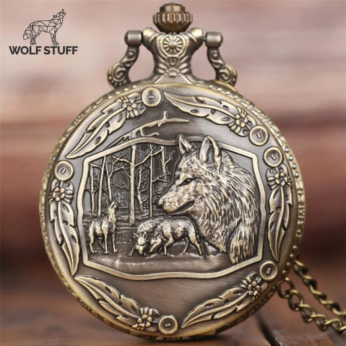 Wolf Pack Pocket Watch | Wolf Stuff
