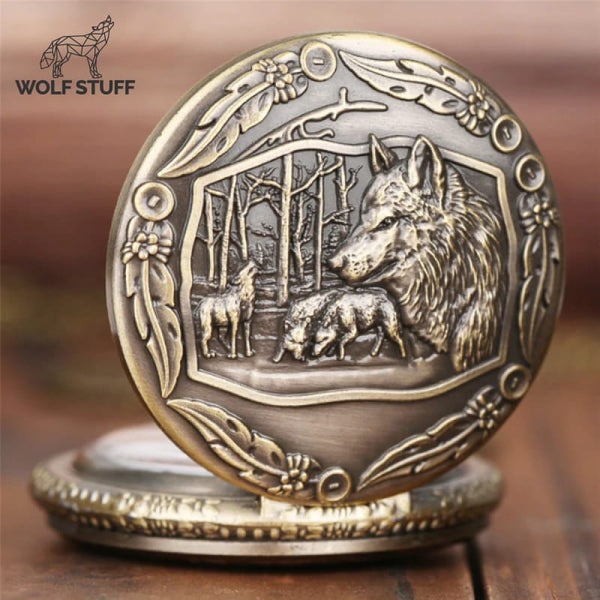 Wolf Pack Pocket Watch | Wolf Stuff